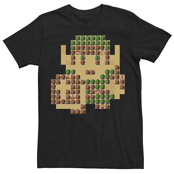 Men's Zelda Link 8-Bit Map Tee