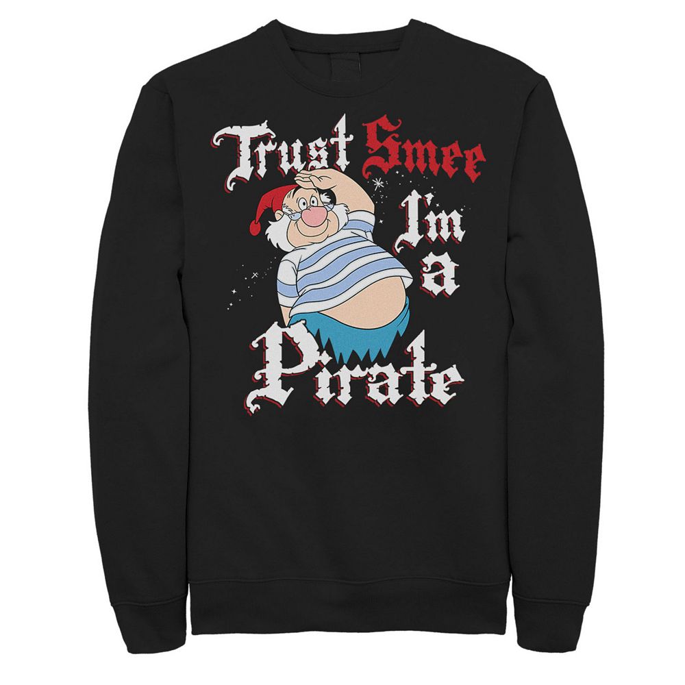 Disney's Peter Pan Trust Smee I'm A Pirate Salute Men's Sweatshirt