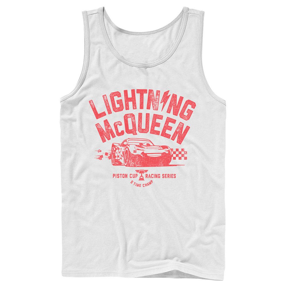 Men's Disney / Pixar Cars 3 Lightning McQueen Racing Tank Top