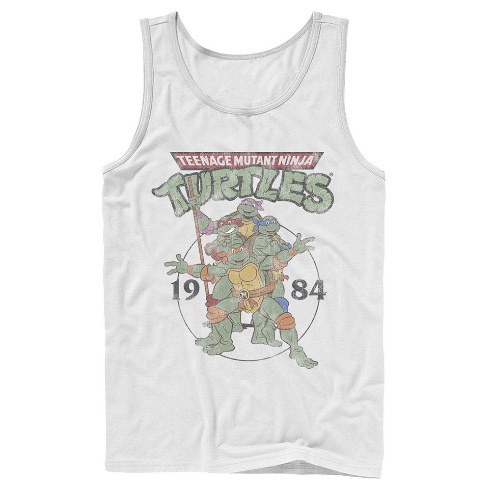 Men's Nickelodeon nage Mutant Ninja Turtles Classic Circle 1984 Tank Top