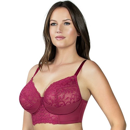 Full Figure Parfait Cora Lace Unlined Longline Bra P5632