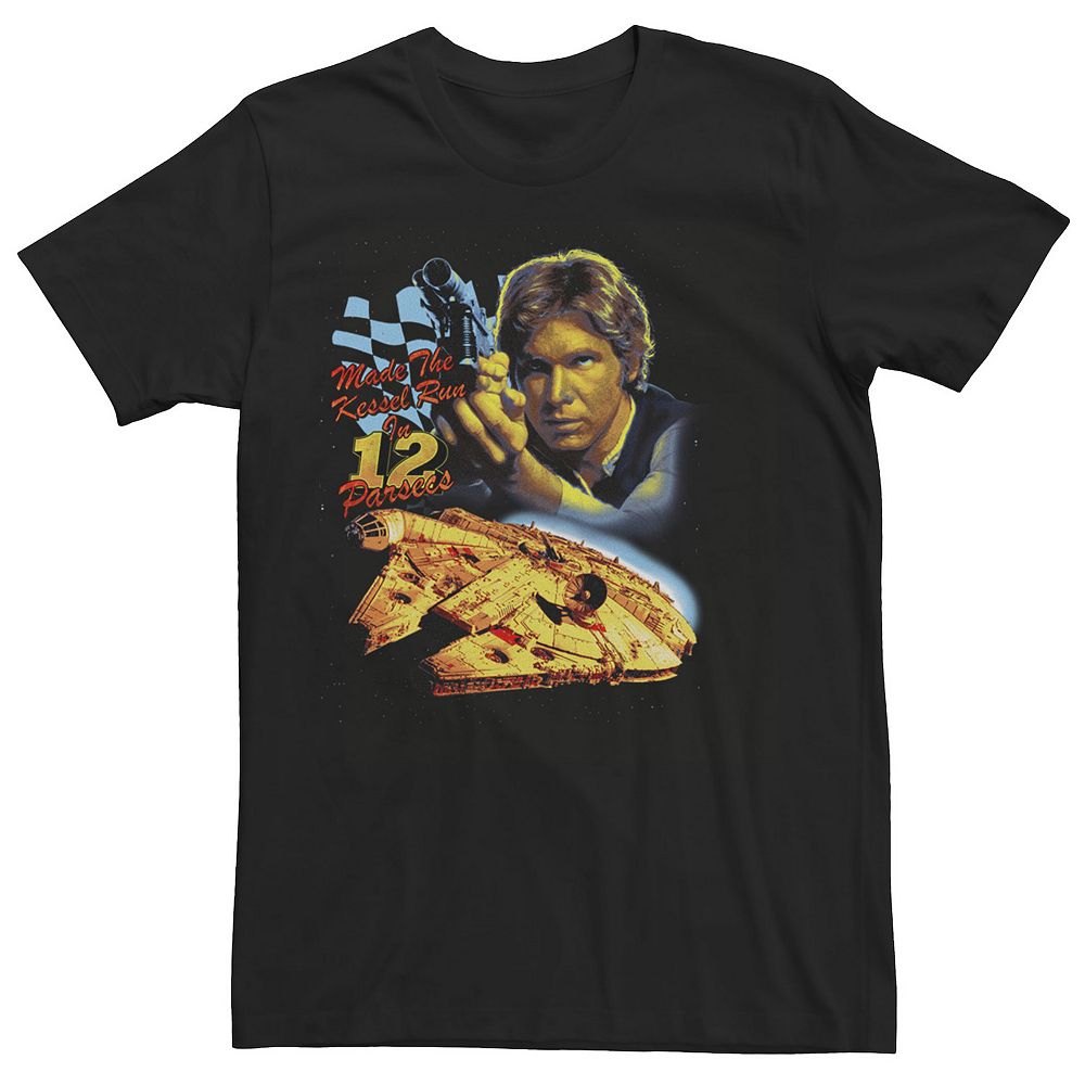 Men's Star Wars Han Solo Kessel Run In 12 Parsecs Tee