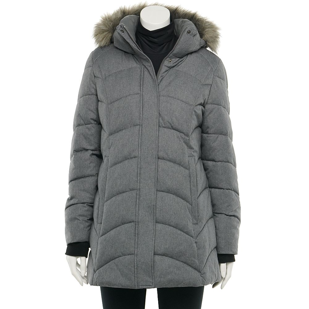 Women's ZeroXposur Freya Faux-Fur Hood Twill Quilted Coat