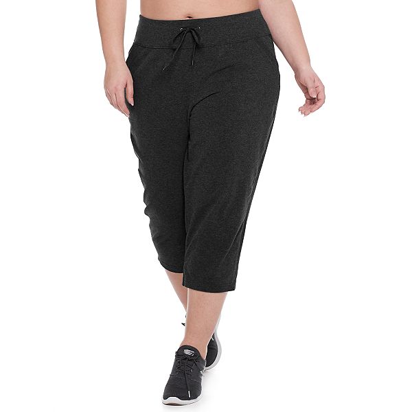 Plus Size Tek Gear® Active Essential Straight Leg Capris