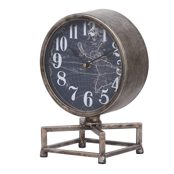 Metro Vintage Inspired Table Clock