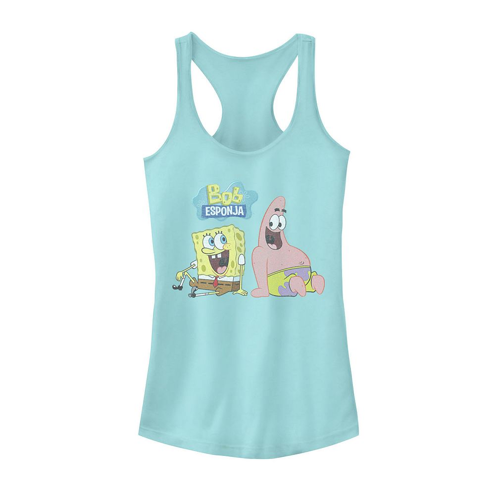 Juniors' Nickelodeon SpongeBob SquarePants "Bob Esponja" Tank Top
