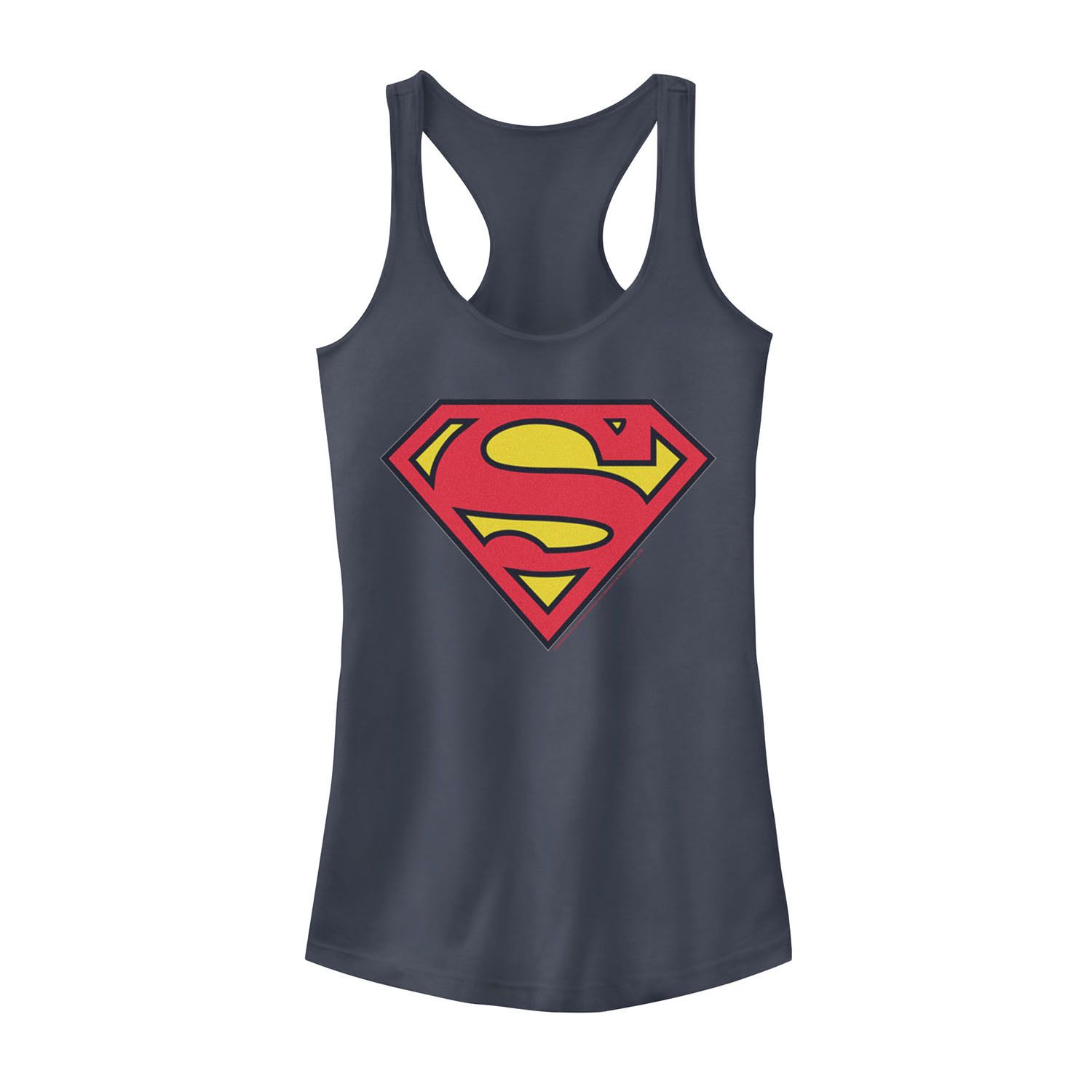 Superman Shirt Women DC Comics Superman Classic Chest Logo - Vibrant ...