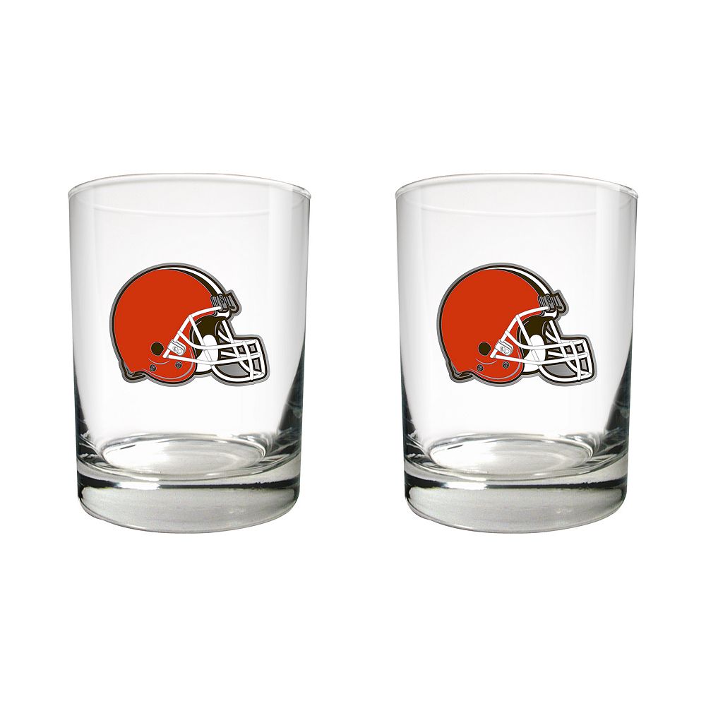 Cleveland Browns 2-pc. Rocks Glass Set