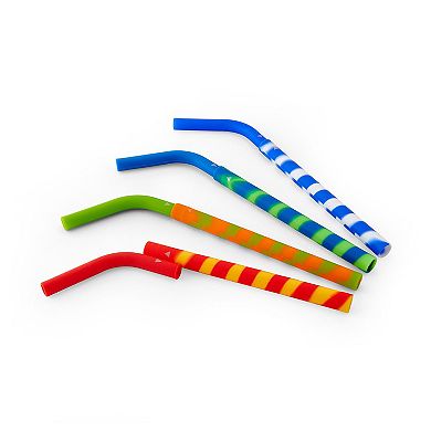 Reusable Silicone Straw 4-pc. Set