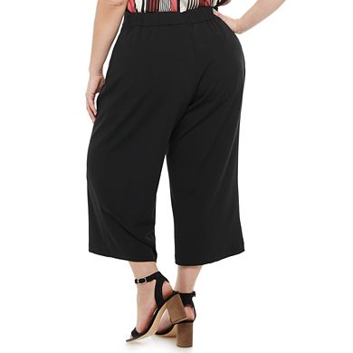 Plus Size EVRI™ Wide Leg Crop Pants