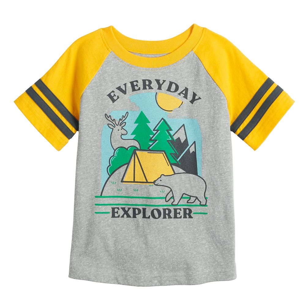 Toddler Boy Jumping Beans® "Everyday Explorer" Raglan Tee