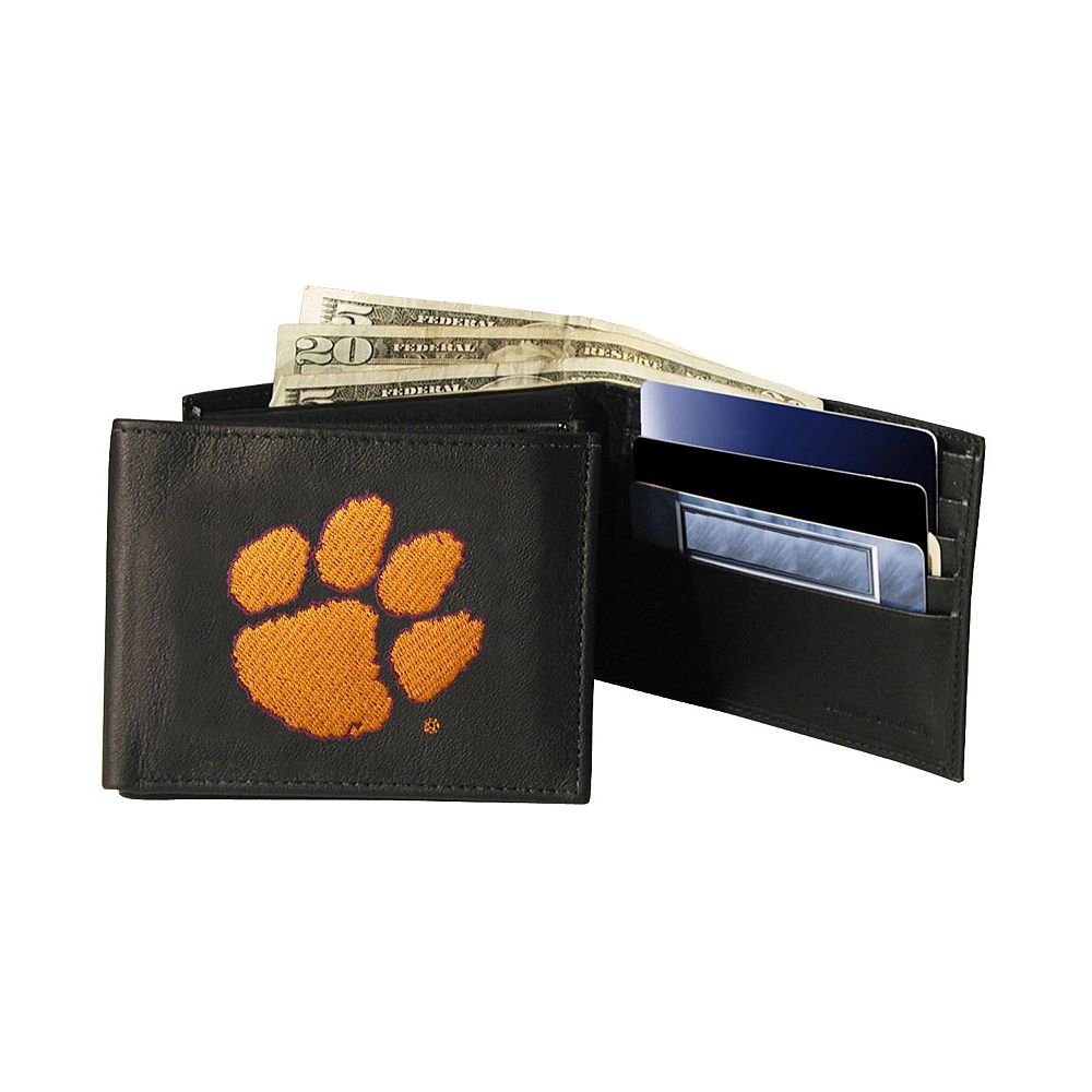 Clemson University Tigers Bifold Leather Wallet
