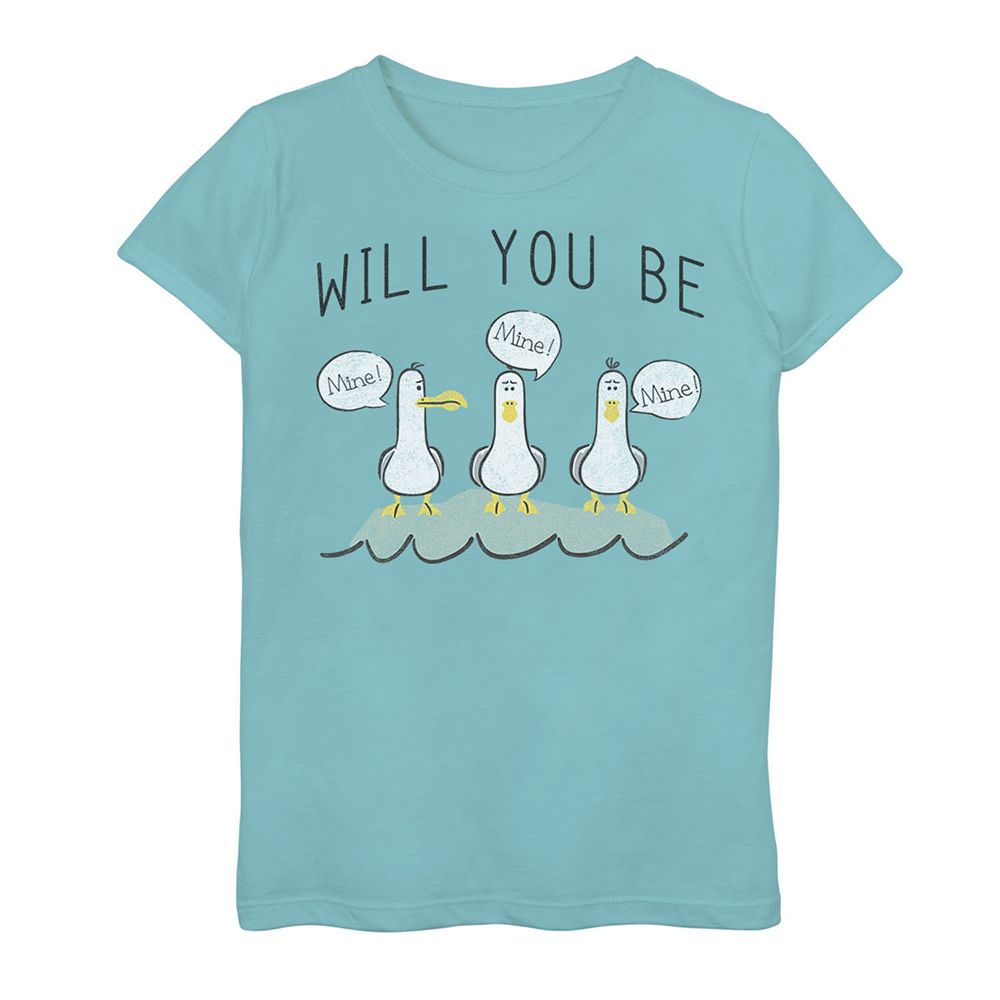 Disney / Pixar's Finding Nemo Girls 7-16 Valentine's Day Seagulls "Will ...
