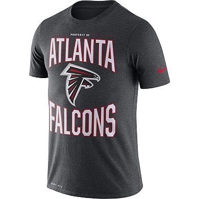 Atlanta Falcons Nike Team Logo Sideline Property Of Performance T-Shirt ...