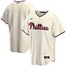 Men's Nike Cream Philadelphia Phillies Alternate 2020 Replica Jersey