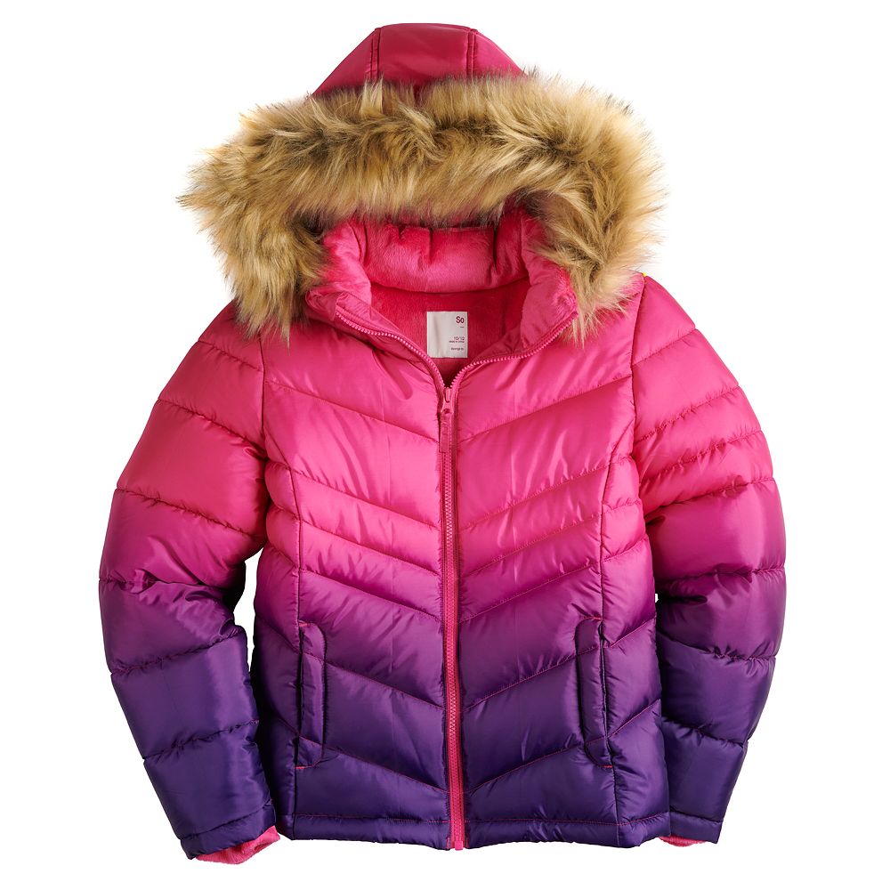 Girls 7-16 SO® Puffer Jacket