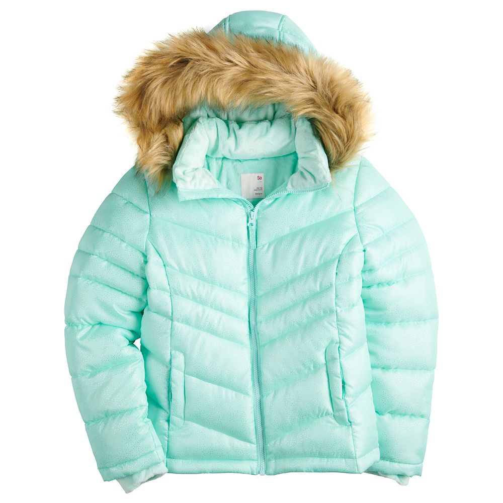Girls 7-16 SO® Puffer Jacket