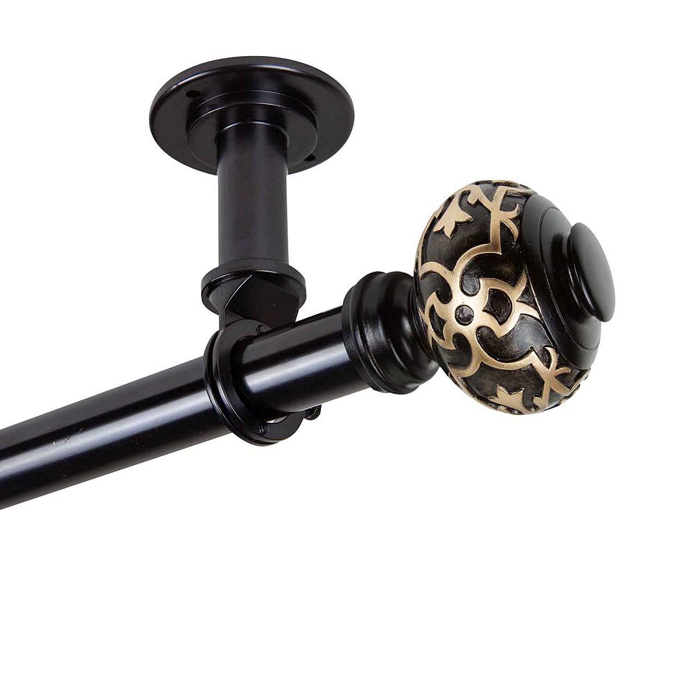 Rod Desyne 1" Maple Ceiling Curtain Rod
