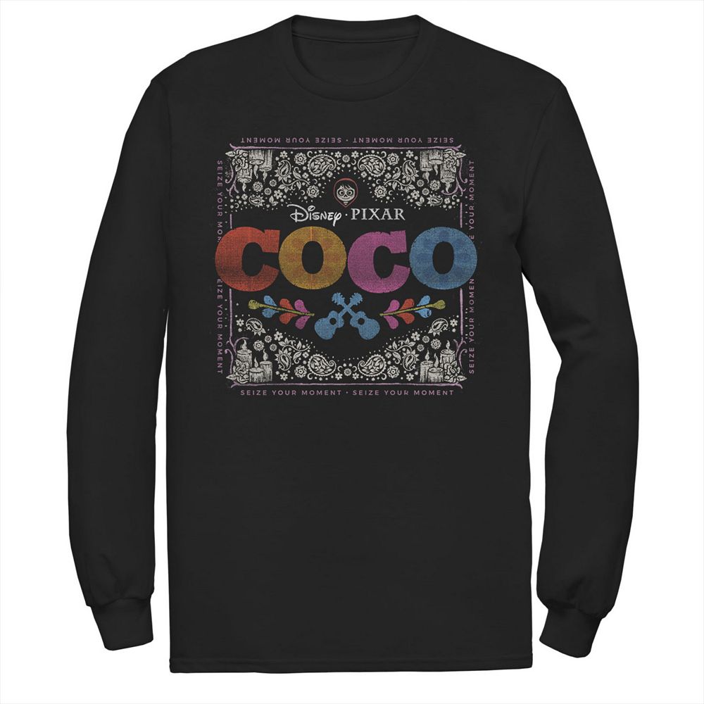 Disney / Pixar's Coco Miguel Men's Colorful Square Floral Tee