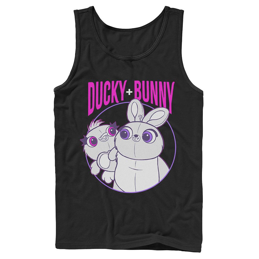 Disney / Pixar's Toy Story 4 Ducky & Bunny Men's Circle Logo Tank Top