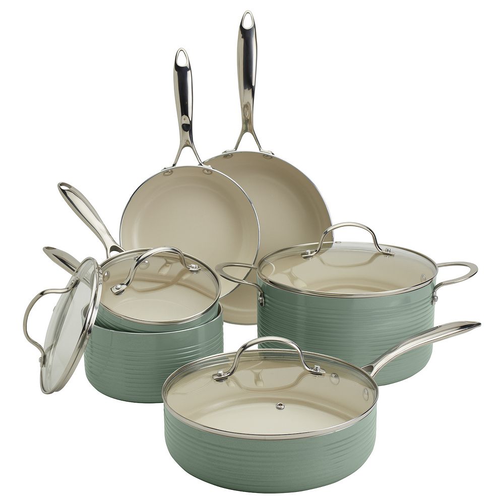Food Network™ Farmstead 10-pc. Nonstick Ceramic Cookware Set