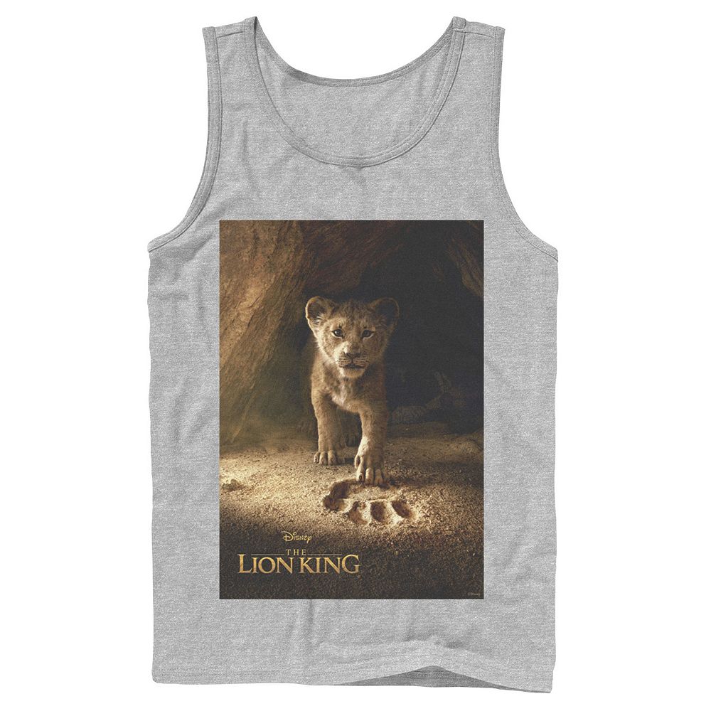 Disney's The Lion King Simba Paw Men's Live Action Movie Poster Tank Top