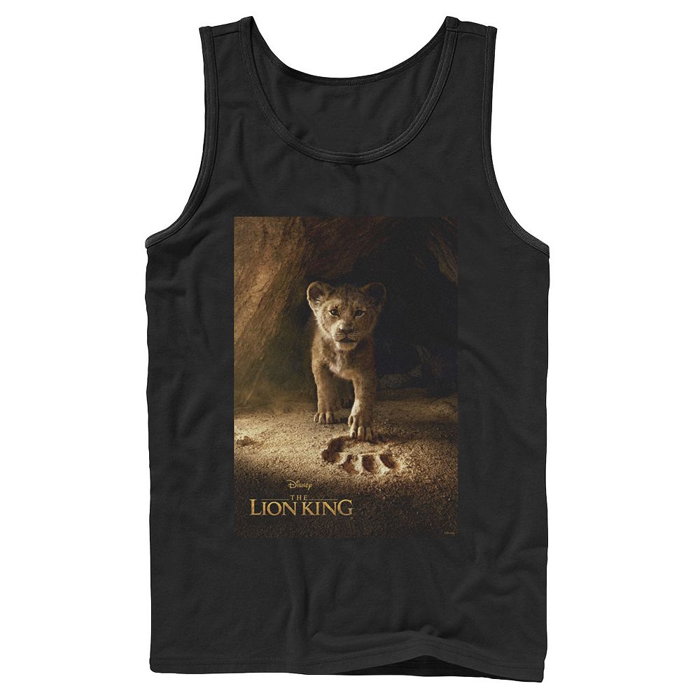 Disney's The Lion King Simba Paw Men's Live Action Movie Poster Tank Top