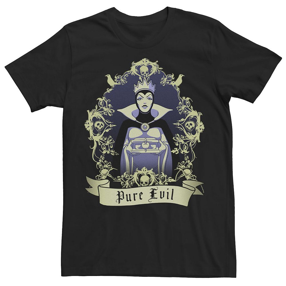 Disney's Snow White and the Seven Dwarfs Evil Queen Men's Pure Evil Tee
