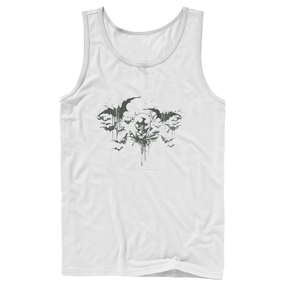 Men's DC Comics Batman Ink Bat Logo Tank Top