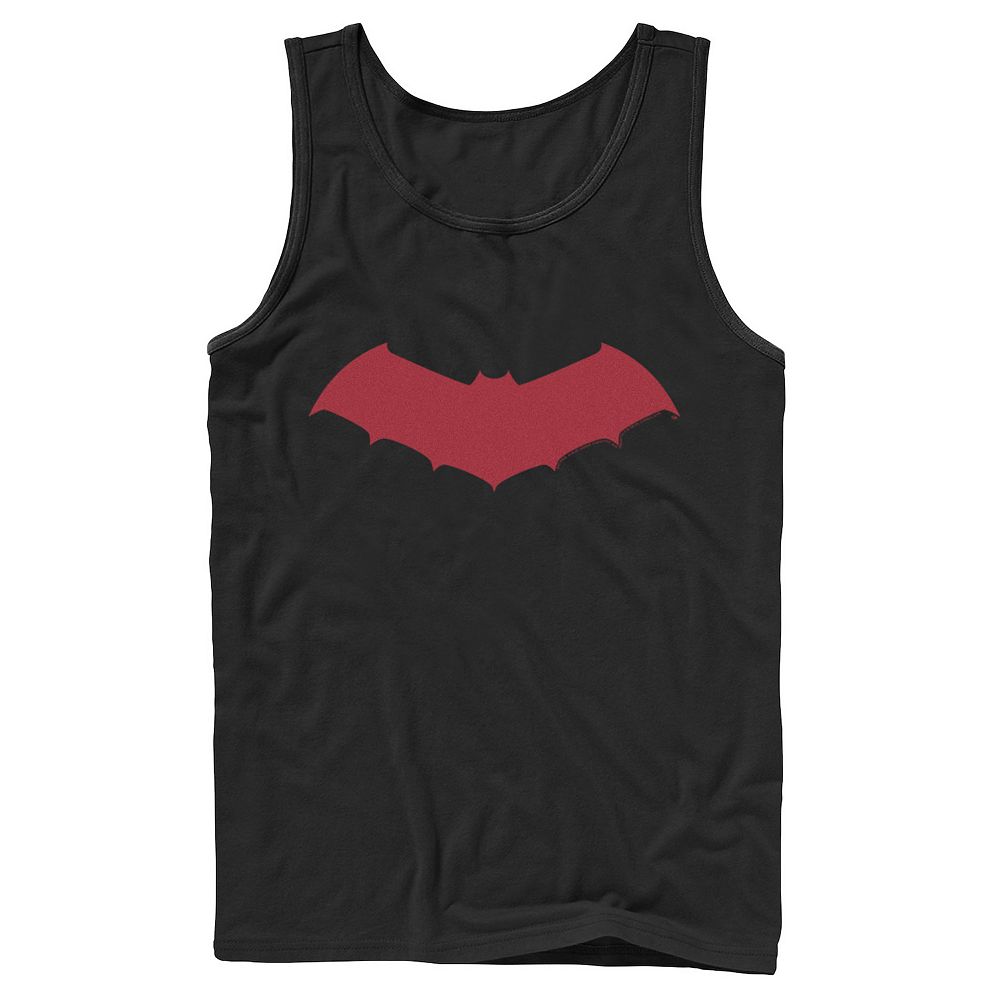 Men's DC Comics Batman Red Chest Logo Tank Top