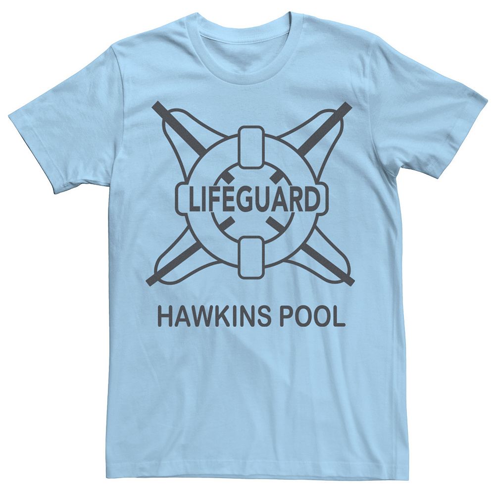 Men's Netflix Stranger Things Hawkins Pool Lifeguard Logo Tee