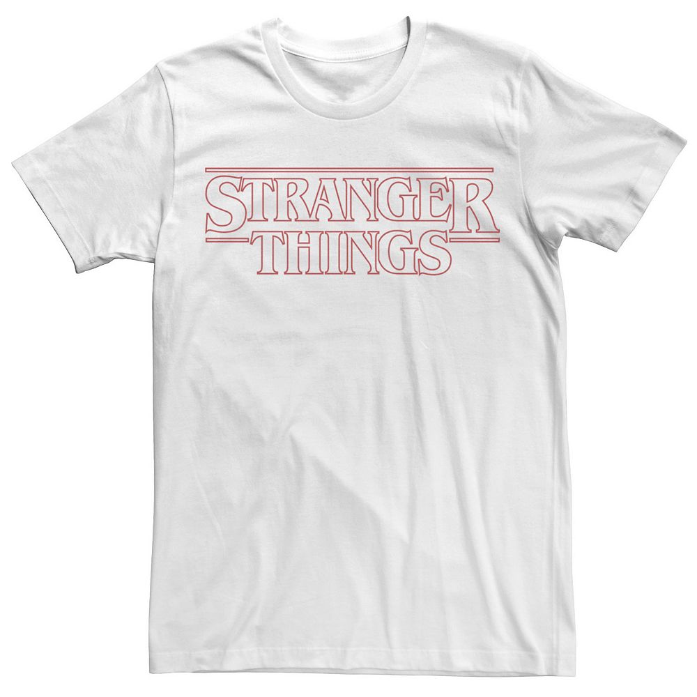 Men's Netflix Stranger Things Outline Logo Tee