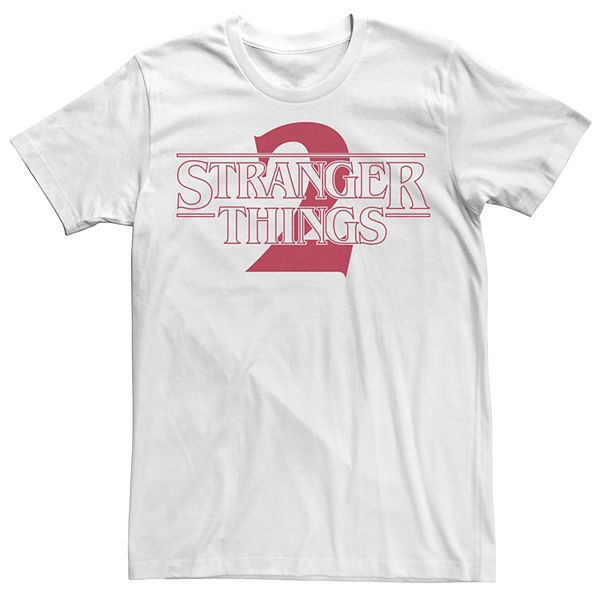 Men's Netflix Stranger Things 2 Solid Logo Tee