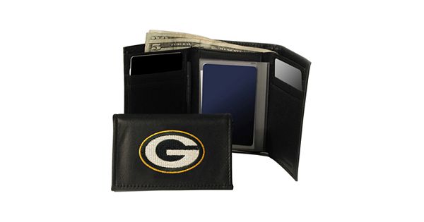 Green Bay Packers Trifold Leather Wallet