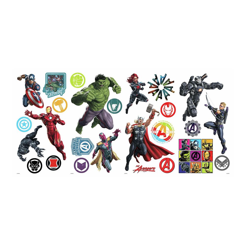 Marvel Avengers Peel & Stick Wall Decals by RoomMates