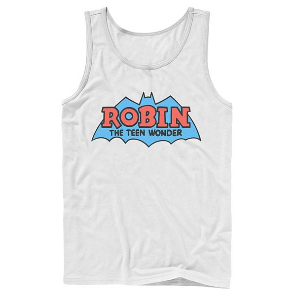 Men's DC Comics Robin The Teen Wonder Classic Logo Tank Top