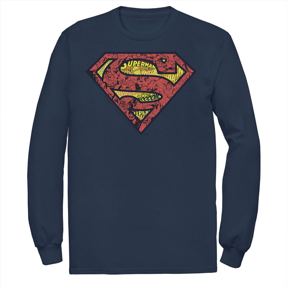 Men's DC Comics Superman Comic Chest Logo Tee