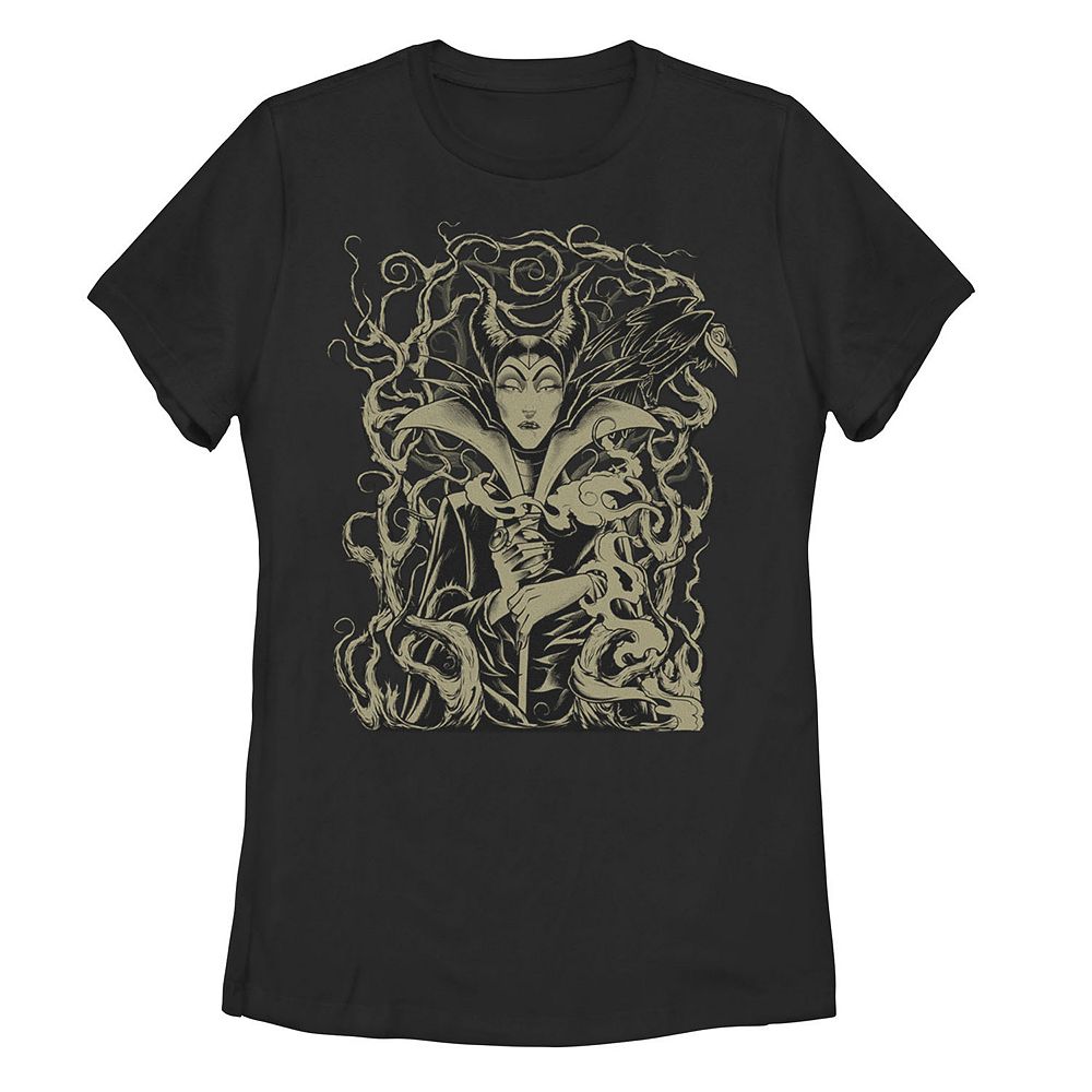 Disney's Sleeping Beauty Maleficent Juniors' Branch Throne Tee