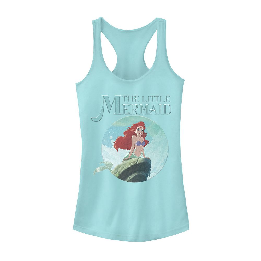 Juniors' Disney's Little Mermaid Ariel Splash Rock Graphic Tank Top