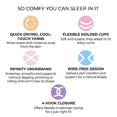 Jockey® Forever Fit Full Coverage Molded Cup Bra 2996