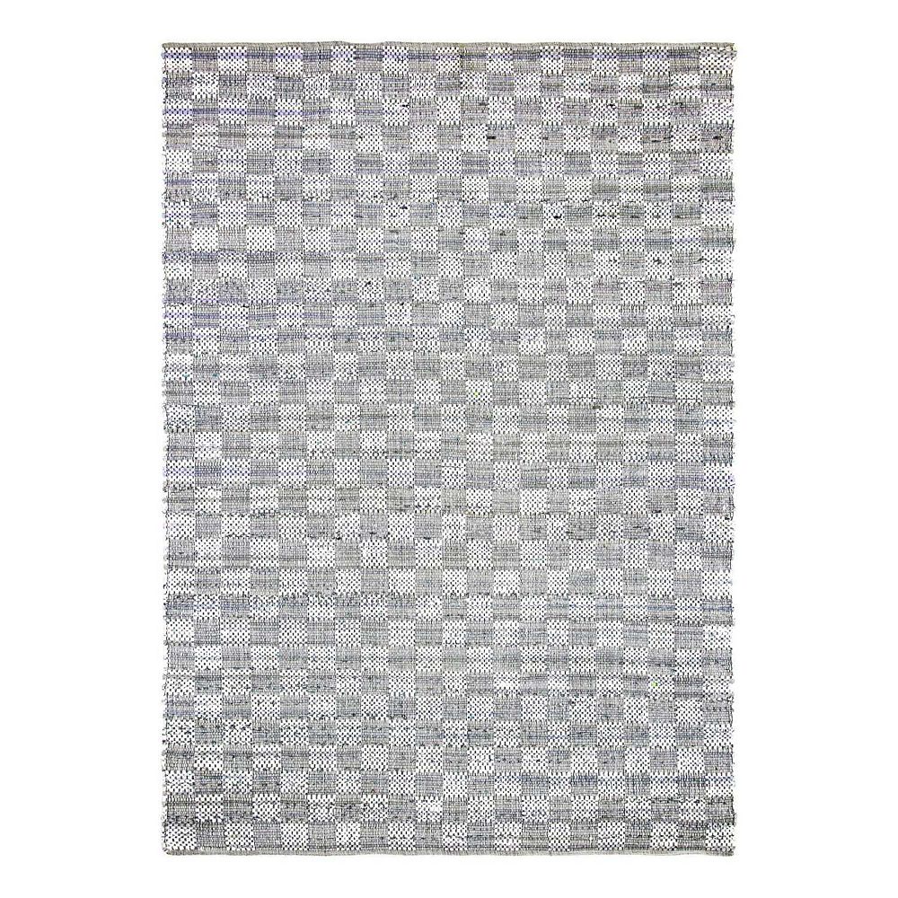 Unique Loom Checkered Chindi Rug