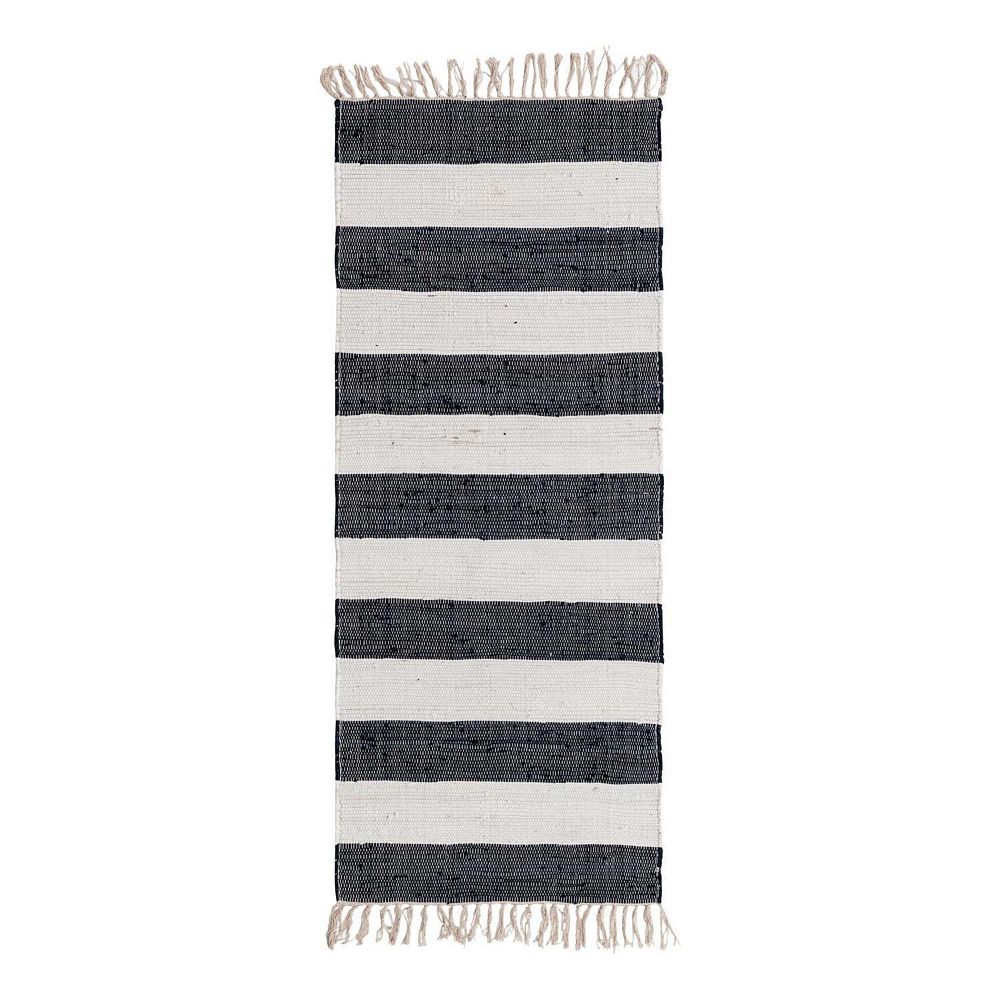 Unique Loom Striped Chindi Rag Rug