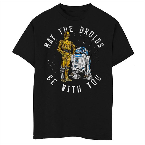 Boys 8-20 Star Wars May The Driods Be With You Graphic Tee