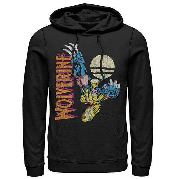 Men's Marvel X-Men Wolverine Claws Out Action Shot Hoodie