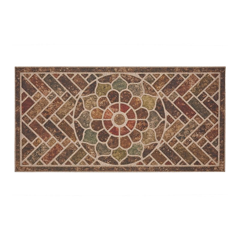 Mohawk Home Ornamental Entry Mat Ornamental Brick Mat Scatter 2 x4 ...