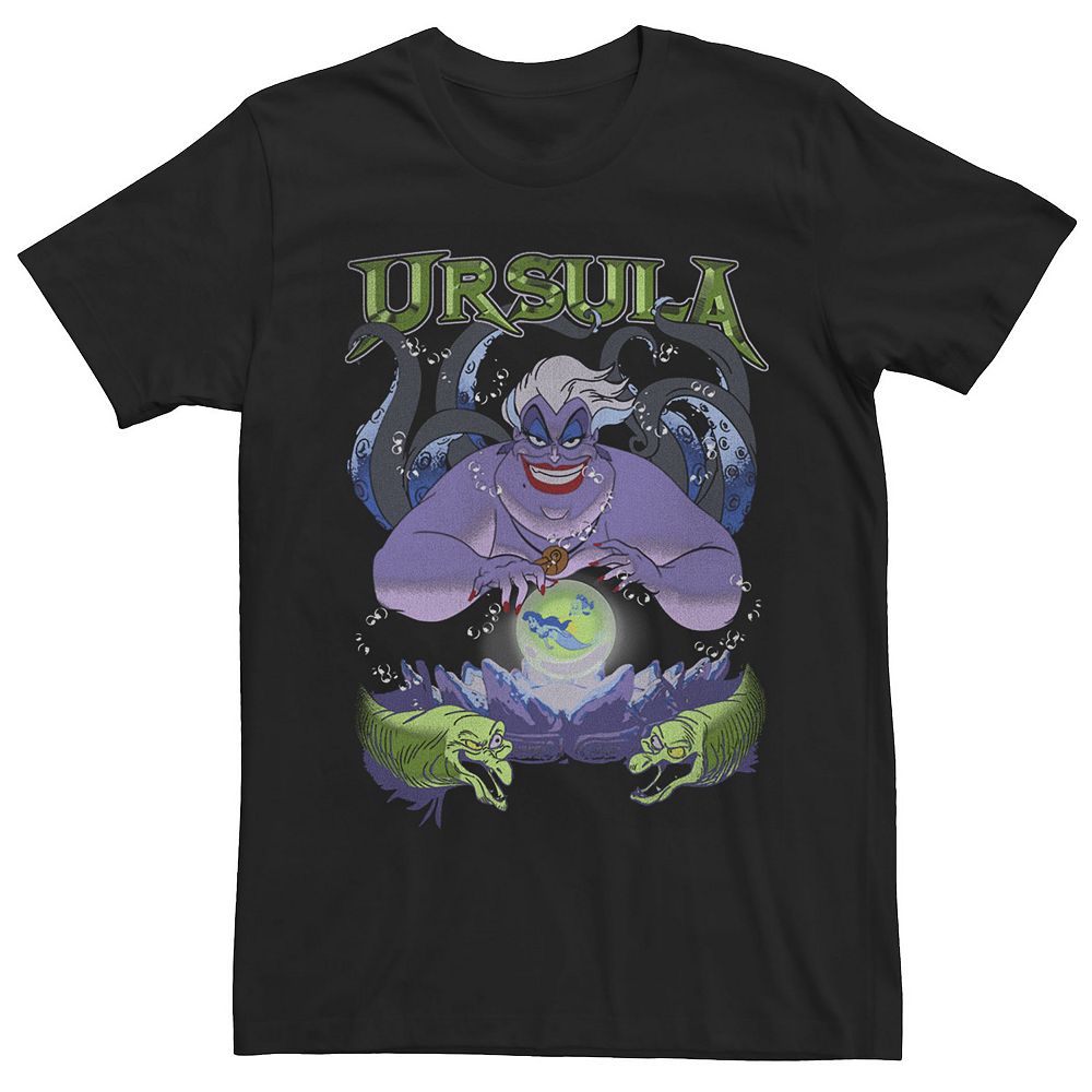 Disney's The Little Mermaid Ursula Men's Cauldron Dark Portrait Tee