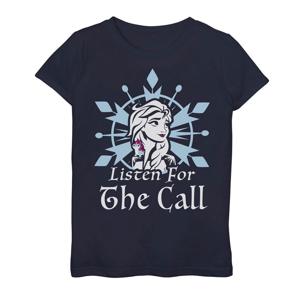 Disney's Frozen 2 Girls 7-16 Elsa & Bruni Listen For The Call Graphic Tee
