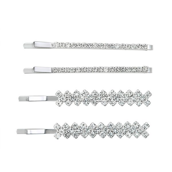 Nine West Simulated Crystal Bobby Pin Set