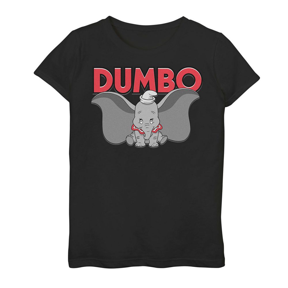 Disney's Dumbo Girls 7-16 Bold Blue Name Costumed Poster Graphic Tee