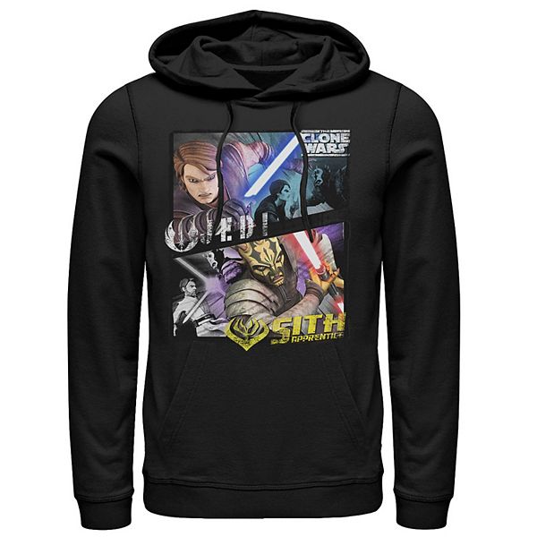 Men's Star Wars: The Clone Wars Jedi & Sith Panels Hoodie